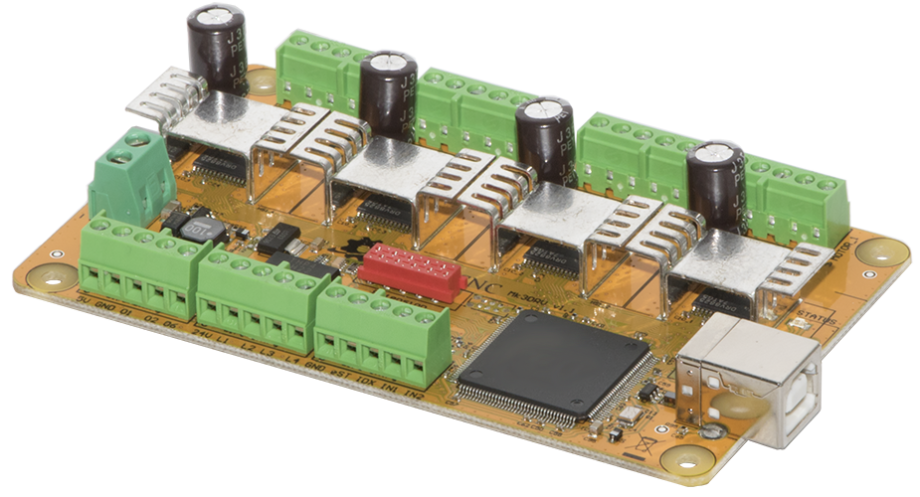 CNC controller Mk3DRV (4 axis) with integrated stepper drivers – PlanetCNC